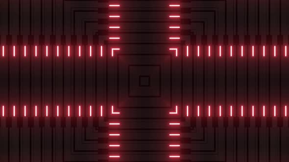 4k Abstract Red Neon Vj Loop, Motion Graphics | VideoHive