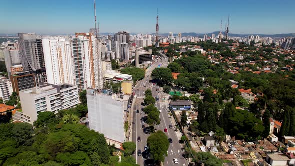 Sumare Viaduct at downtown Sao Paulo Brazil. Tourism landmark., Stock ...