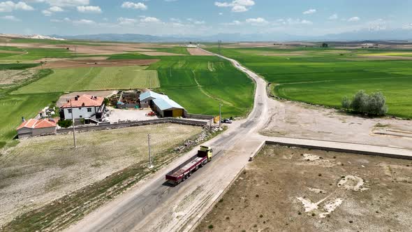 Farm Region Aerial View 4 K Alanya Turkey, Stock Footage | VideoHive