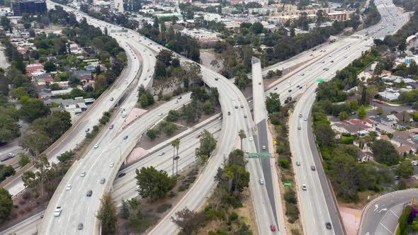 Looking Down Over the Expressway Intersection and the Cityview ...
