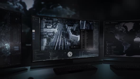 Modern Spy Navigational Tech Scans City Road To Follow Targeted Car ...