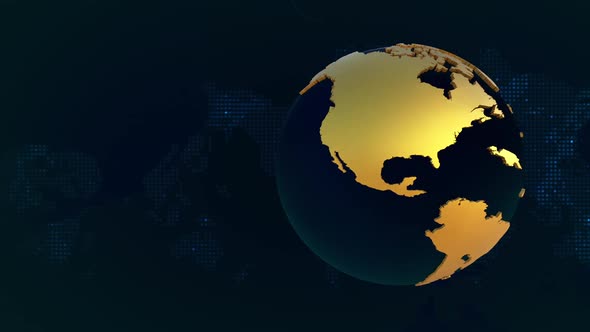 Broadcast News Background Loop Golden, Motion Graphics | VideoHive