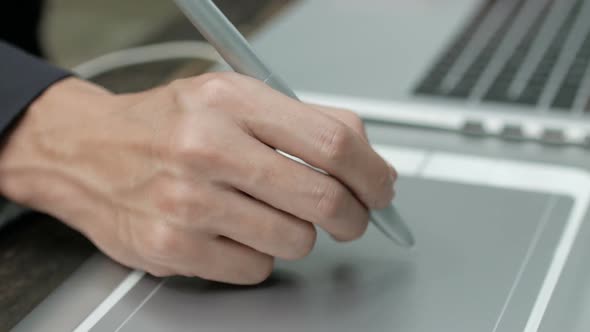Using Mouse Pen, Stock Footage | VideoHive