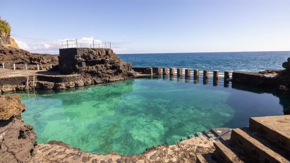 Charo Azul Pools in La Palma, Stock Footage | VideoHive