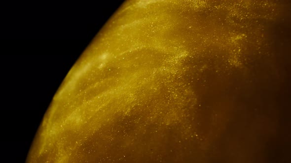 Abstract Gold Planet, Stock Footage | VideoHive