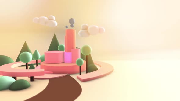 Geometric Landscape, Motion Graphics | VideoHive