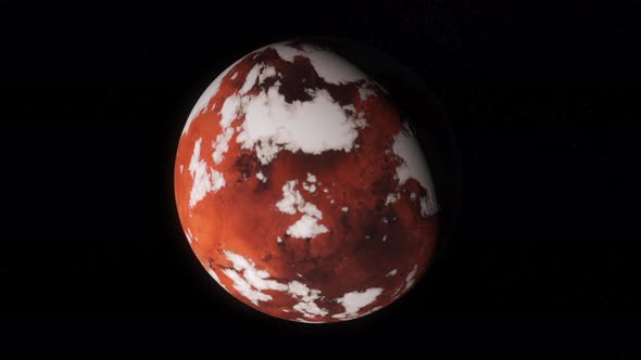 The process of planet's freezing, Motion Graphics | VideoHive