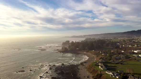 City of Brookings. Oregon Coast vacation travel., Stock Footage | VideoHive