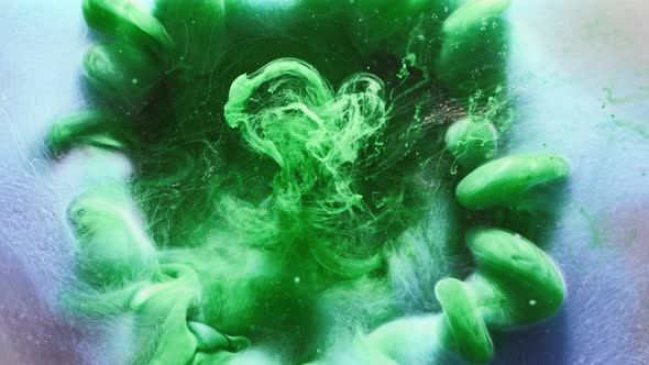 Green Paint Drop Explosion, Stock Footage | VideoHive