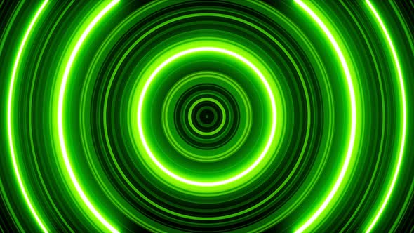 Flickering Green Circle Light, Motion Graphics | VideoHive