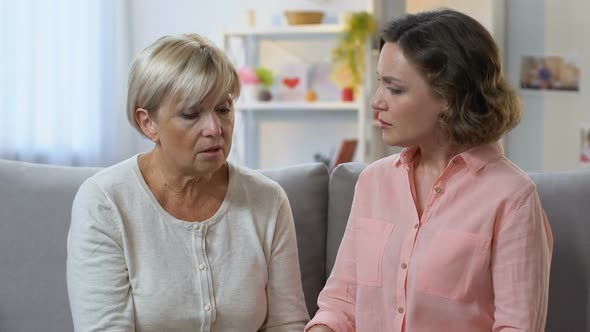 Woman Complaining to Friend About Problems, Empathy and Trustful ...