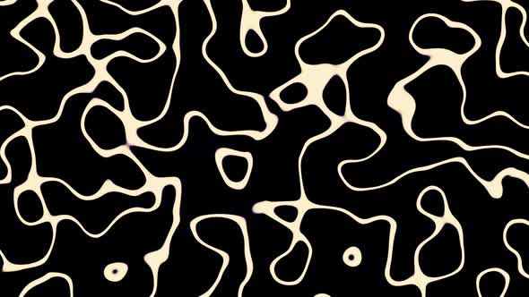 Dizzying animation with moving wavy lines, Motion Graphics | VideoHive