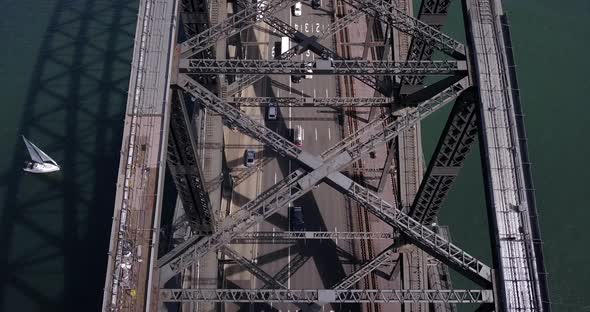 Traffic Flowing Over A Bridge, Stock Footage | VideoHive