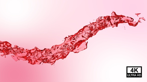 Red Water Flow 4K, Motion Graphics | VideoHive