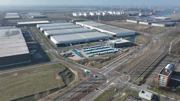 Supply Chain Distribution Logistics Depot, Stock Footage | VideoHive