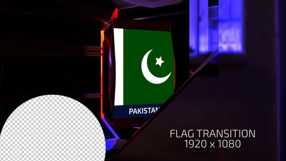 Pakistan Flag Transition, Motion Graphics | VideoHive