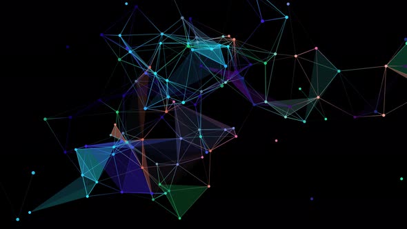 Colorful Plexus, Motion Graphics | VideoHive