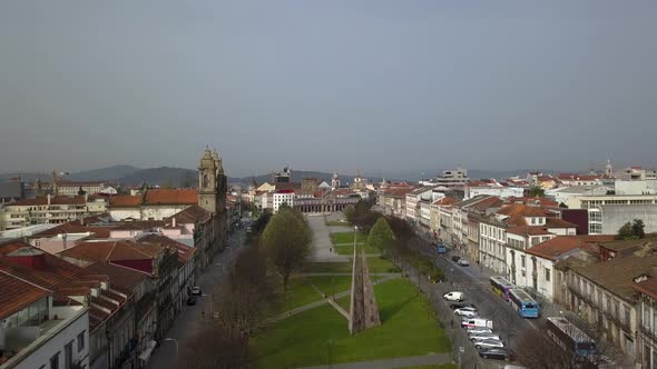 City Of Braga Aerial View, Stock Footage | VideoHive