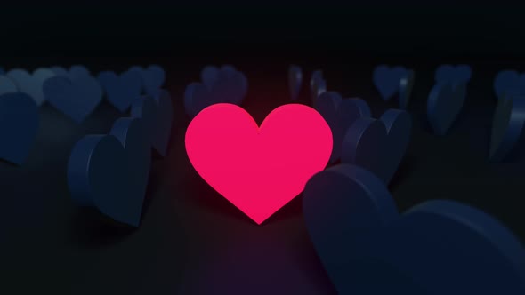 3D Rotating heart shape animation, Motion Graphics | VideoHive