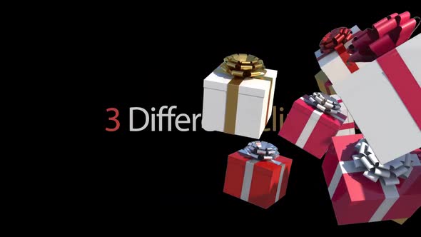 Gift Packs Transitions, Motion Graphics | VideoHive
