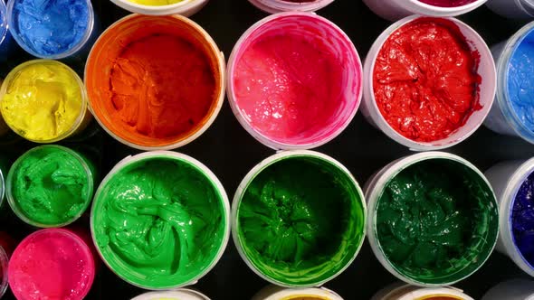 Top View Pink Plastisol Ink, Stock Footage | VideoHive