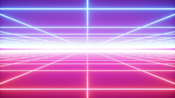 Retrowave Grid, Motion Graphics | VideoHive