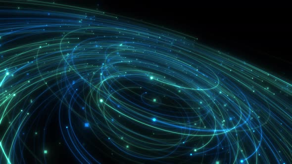 Particles Vortex Circle Technology, Motion Graphics | VideoHive