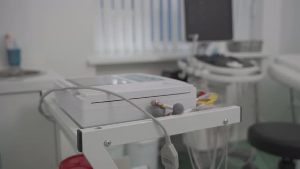 Electrocardiography and Ultrasound Equipment in the Examination Room of ...