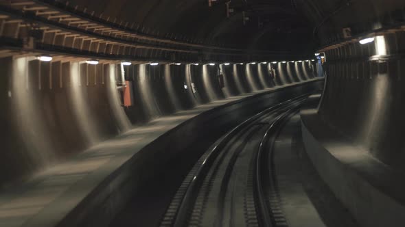 Deep Metro Tunnel, Stock Footage | VideoHive