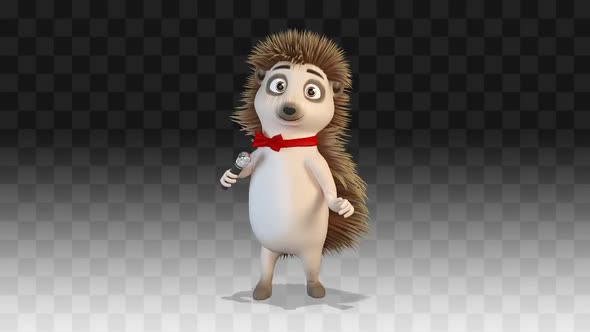 Hedgehog Singing Song Happy Birthday, Motion Graphics | VideoHive