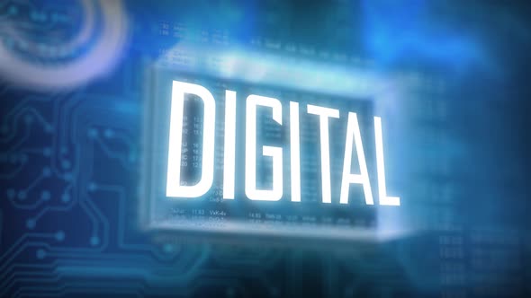 Digital Hud Background Digital, Motion Graphics | VideoHive