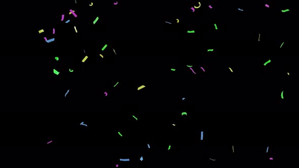 Confetti 4K UHDTV Alpha, Motion Graphics | VideoHive