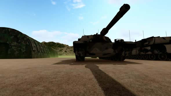 Military Headquarters and Tanks, Motion Graphics | VideoHive