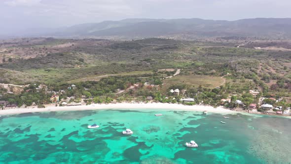 Yachts Floating In The Crystal-clear Blue Water Of Playa La Ensenada In ...