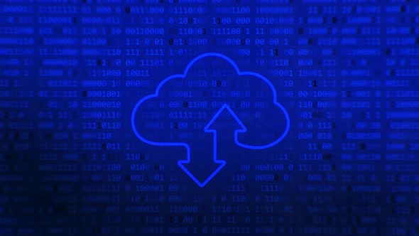 Code cloud computing digital concept., Motion Graphics | VideoHive