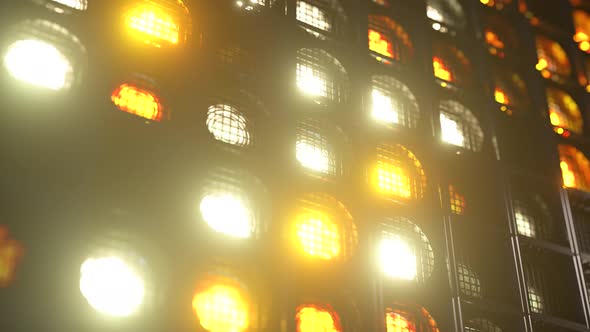 Flashing Wall Lights, Motion Graphics | VideoHive