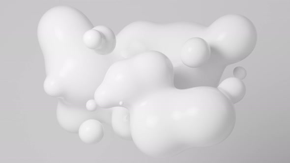 White Viscous Mass, Motion Graphics | VideoHive