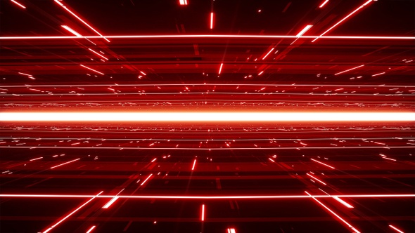 Red Light Beam Cyber Space, Motion Graphics | VideoHive