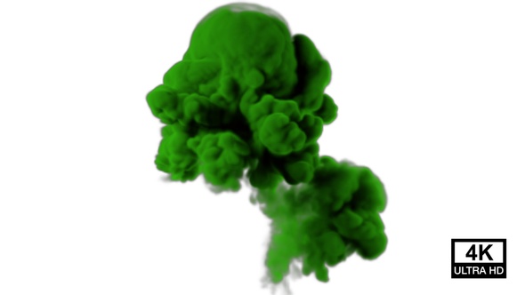 Explosion Dark Green Smoke 4K, Motion Graphics | VideoHive