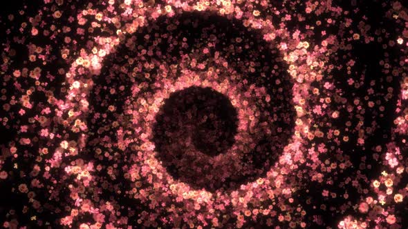 Flower Bloom Spiral Vortex Background, Motion Graphics | VideoHive