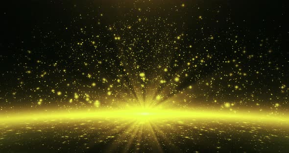 Gold Glitter Paricles, Motion Graphics | VideoHive