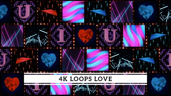 4K Loops Love, Motion Graphics | VideoHive
