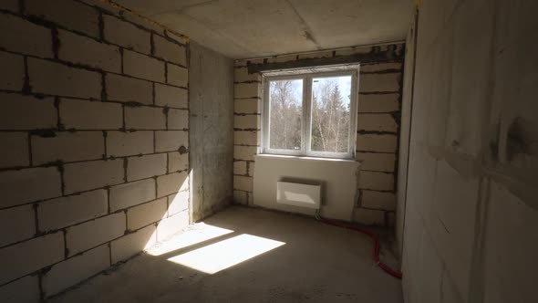 Inside Apartment Block Under Construction, Stock Footage | VideoHive