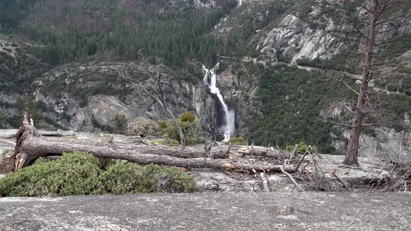 Approaching Sentinel Falls in Yosemite National Park California from ...