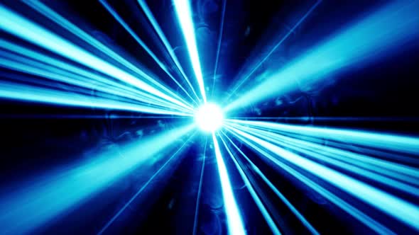 Blue Light Energy Burst 4K Loop, Motion Graphics | VideoHive