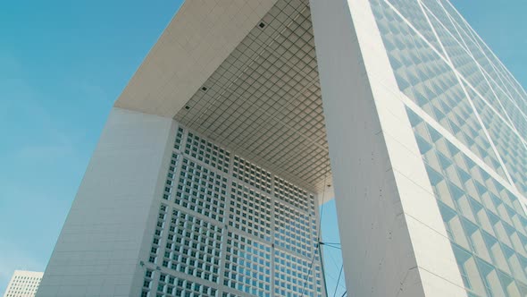 Modern Office Architecture in European Business District, Stock Footage