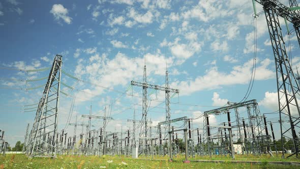 Power Grid Station, Stock Footage | VideoHive