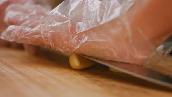 I Prepare and Grind the Garlic, Stock Footage | VideoHive