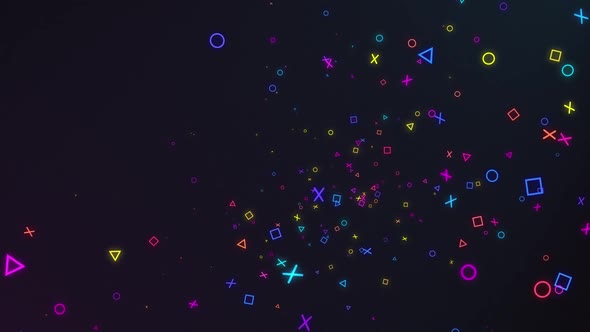 Gamer particles background, Motion Graphics | VideoHive