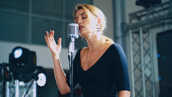 Musical Star on the Stage., Stock Footage | VideoHive